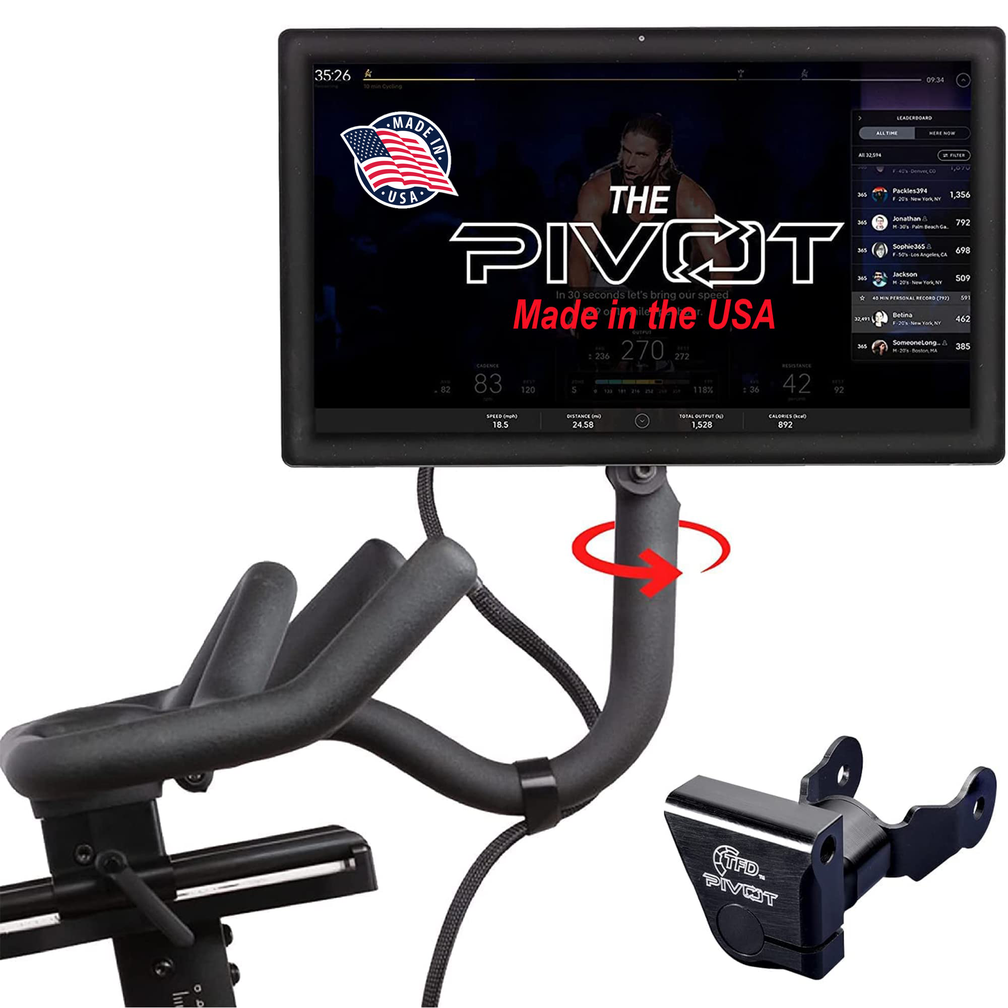 Optimize Your Pivot Peloton Workouts With Our Screen Adjuster